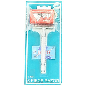 Lord TECH Double Edge Safety Razor + 15 Blades Shark ASCO BIGBEN
