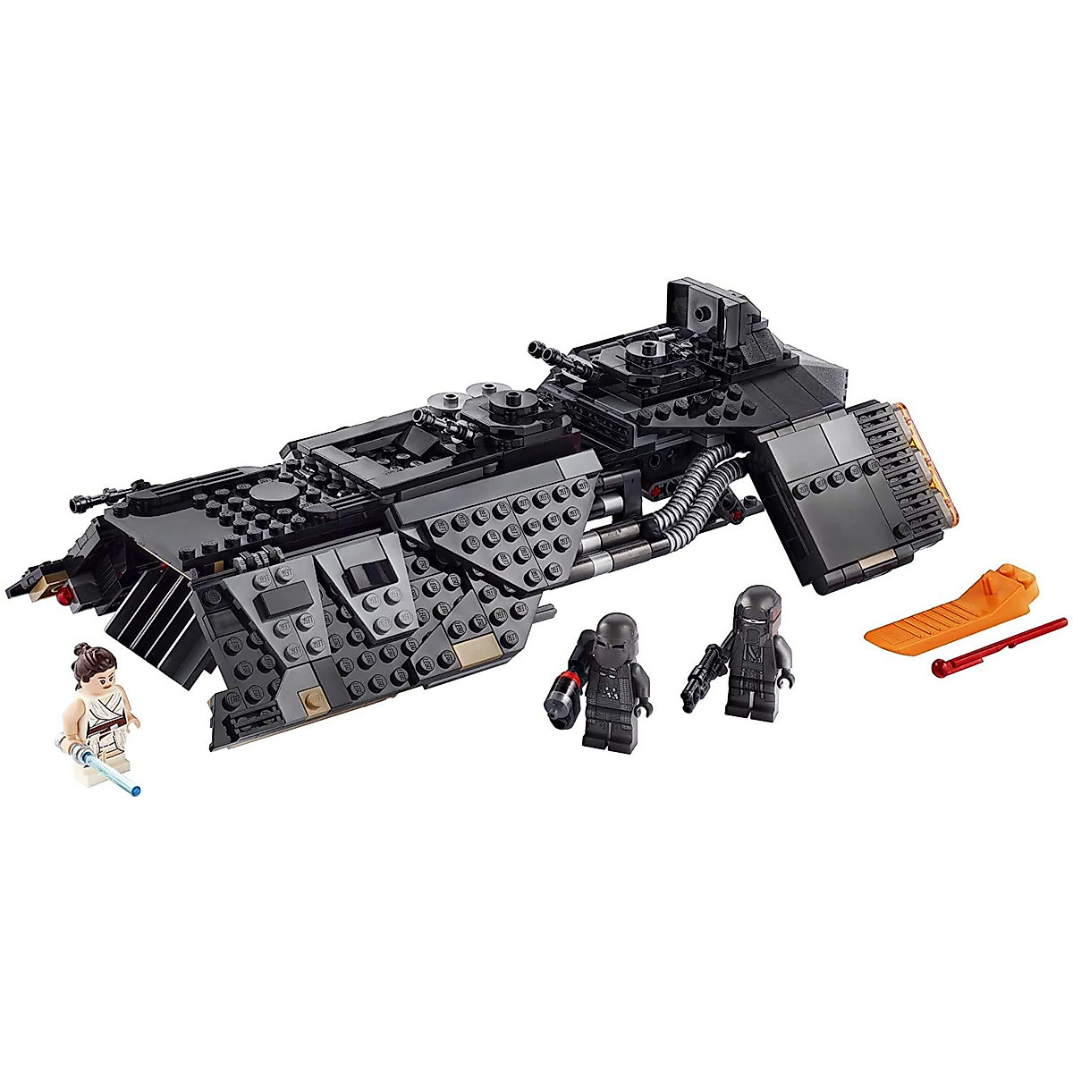 LEGO Star Wars: The Rise of Skywalker Knights of Ren Transport Ship 75284 Spacecraft Set, Features Knights of Ren and Rey Minifigures to Role-Play Star Wars Missions (595 Pieces)