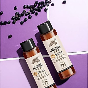 Soapbox Soap Shampoo, Vegan & Cruelty Free Hydrating Shampoo with Activated Charcoal, Color Safe, Paraben and Sulfate Free All Natural Hair Cleanser - Pack of 3,16 oz Bottles