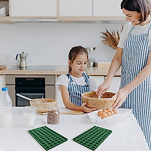 Christmas Tree Silicone Molds 140 Cavity Mini Gummy Mold Food Grade Dog Treat Molds for Christmas Gummy, Candy, Chocolate, Biscuit, Jelly, Dog Cookie