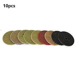 Jadeshay Diamond Grinding Disc 10pcs Round Diamond Grinding Cup Wheel Grinder Disc Tool Set Diameter 100mm