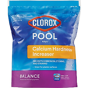 CLOROX Pool&Spa Calcium Hardness Increaser, Prevents Corrosion, Etching and Staining, 4LB