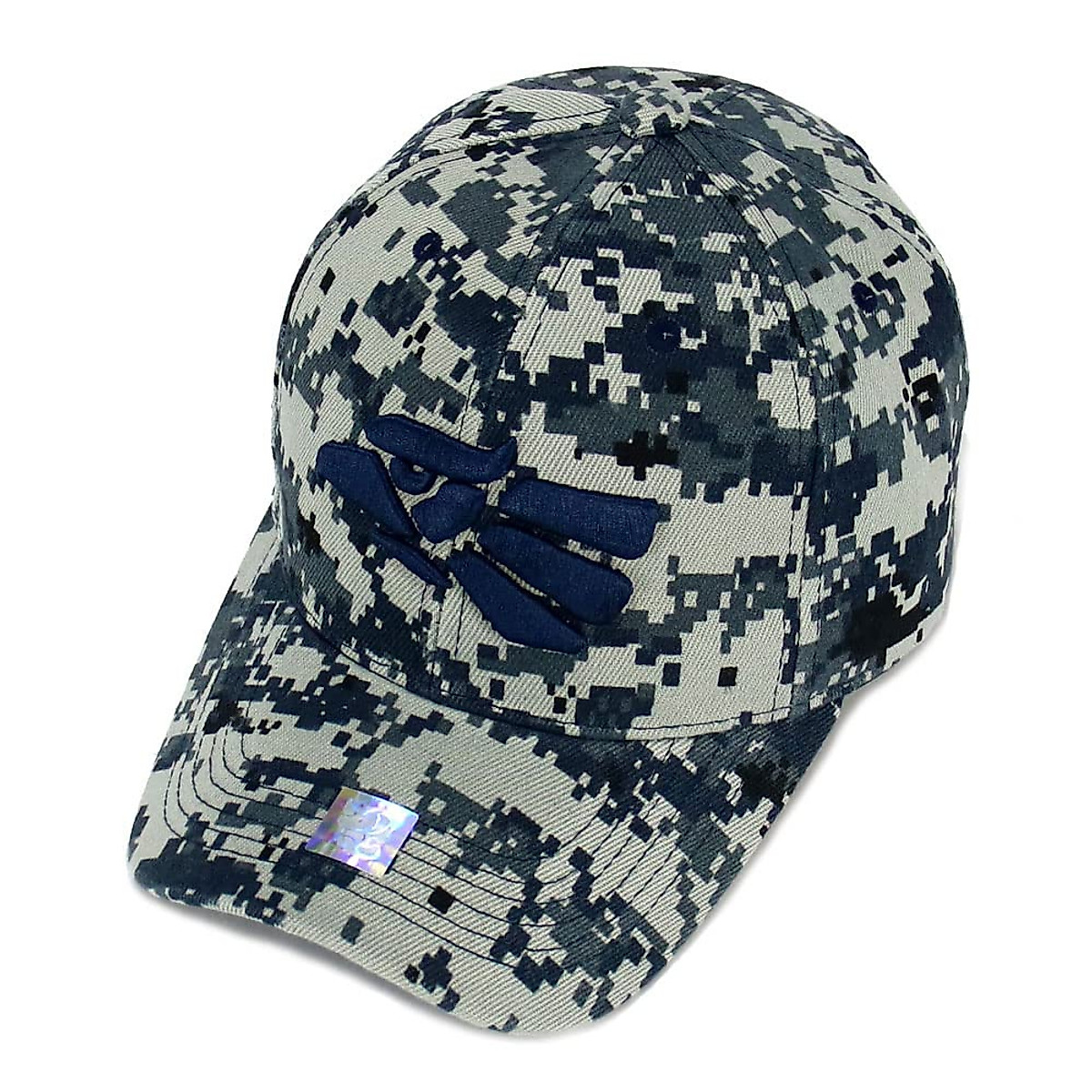 Mexican Mexico Hat Hecho En Mexico Eagle Aguila Snapback Flat Bill Baseball Cap (Navy Digital Camo)
