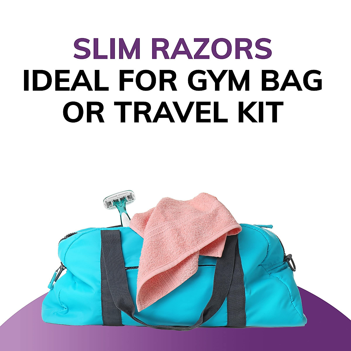 BIC Soleil Sensitive Advanced Women's Disposable Razors With 360 Degree Water Activated Moisture Strip for Enhanced Glide, Shaving Razors With 5 Blades, 10 Count