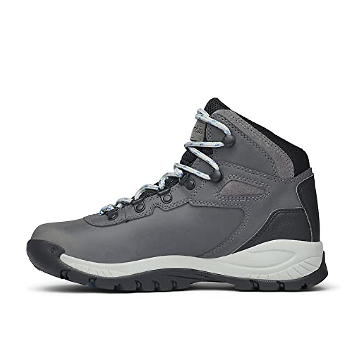 Columbia womens Newton Ridge Plus Waterproof Hiking Boot, Quarry/Cool Wave, 8 US