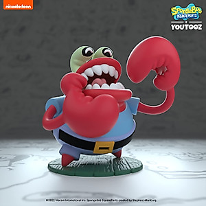 Youtooz Choking Mr Krabs Vinyl Figure, 3.6" Youtooz Spongebob Collectible Official Mr. Krabs Figurine from Spongebob Squarepants - Youtooz Spongebob Squarepants Collection