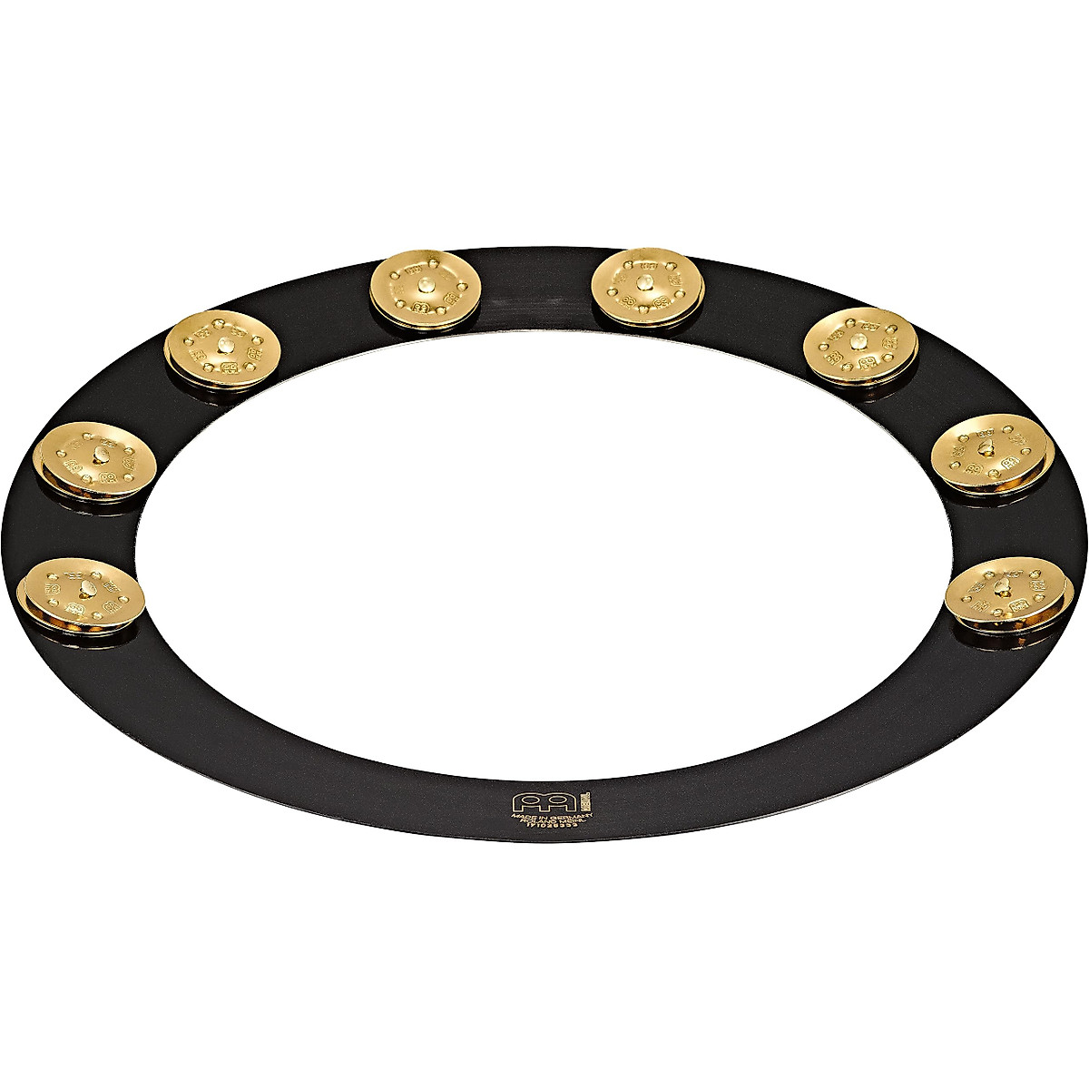 Meinl Percussion Backbeat Pro 13" Brass Hoop Tambourine with Brass Jingles for Snare Drums, TWO YEAR WARRANTY (BBP13)