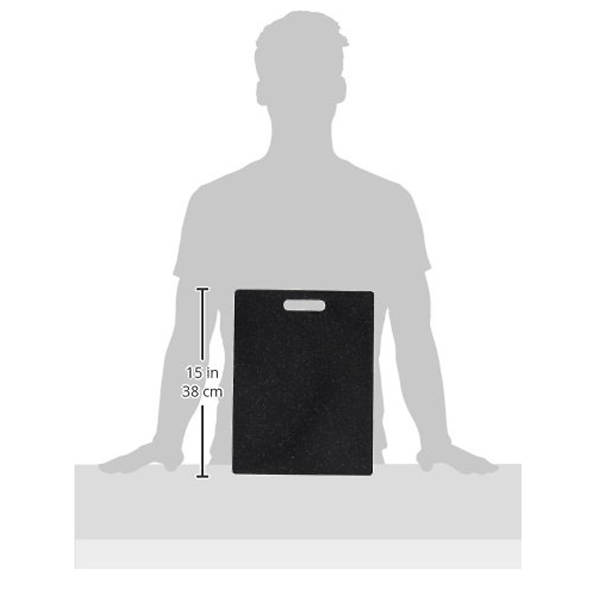 Dexas Superboard Pastry Board and Cutting Boards, Set of Two, Midnight Granite Color