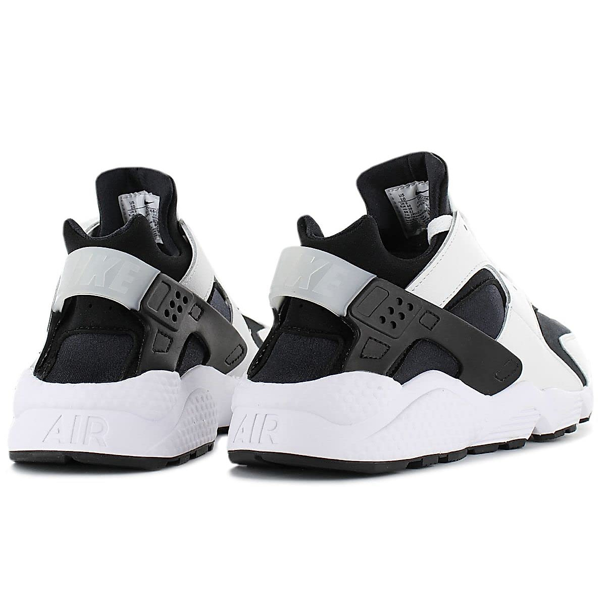 Nike mens Air Huarache Running Shoe, Black White Black 001, 10