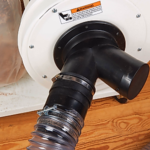 WoodRiver Dust Connection TPR Quick Connect Hose Adapter 4”