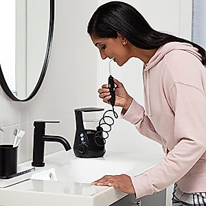 Waterpik Aquarius Water Flosser Professional For Teeth, Gums, Braces, Dental Care, Electric Power With 10 Settings, 7 Tips For Multiple Users And Needs, ADA Accepted, Black WP-662