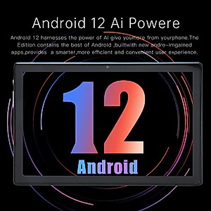 2 in 1 Tablet 10.1 inch, 8 Core CPU 8+256G RAM 5G WiFi Tablet Computer with Keyboard, Dual SIM Dual Standby, Front 8MP, Rear 16MP Camera (US Plug)