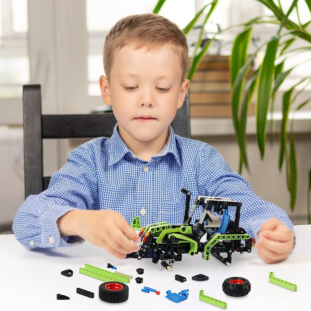 DDAI STEM Building Blocks Toys Gifts for Age 6, 7, 8, 9, 10, 11, 12 Boys and Girls, DIY Building Bricks, Ideal gift for birthday, STEM Engineering Construction RC Toy, 2 in 1 Model