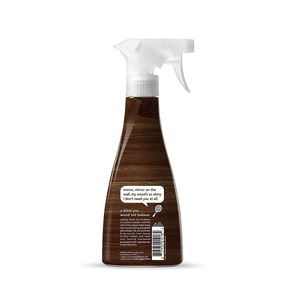 Method Wood Polish, Almond, For Wood Surfaces, Furniture and Cabinets, 14 Ounces (Pack of 6)