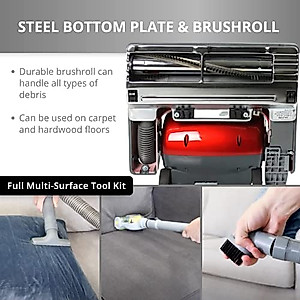 Prolux LED Upright Sealed H-Grade HEPA Allergen Pet Vacuum