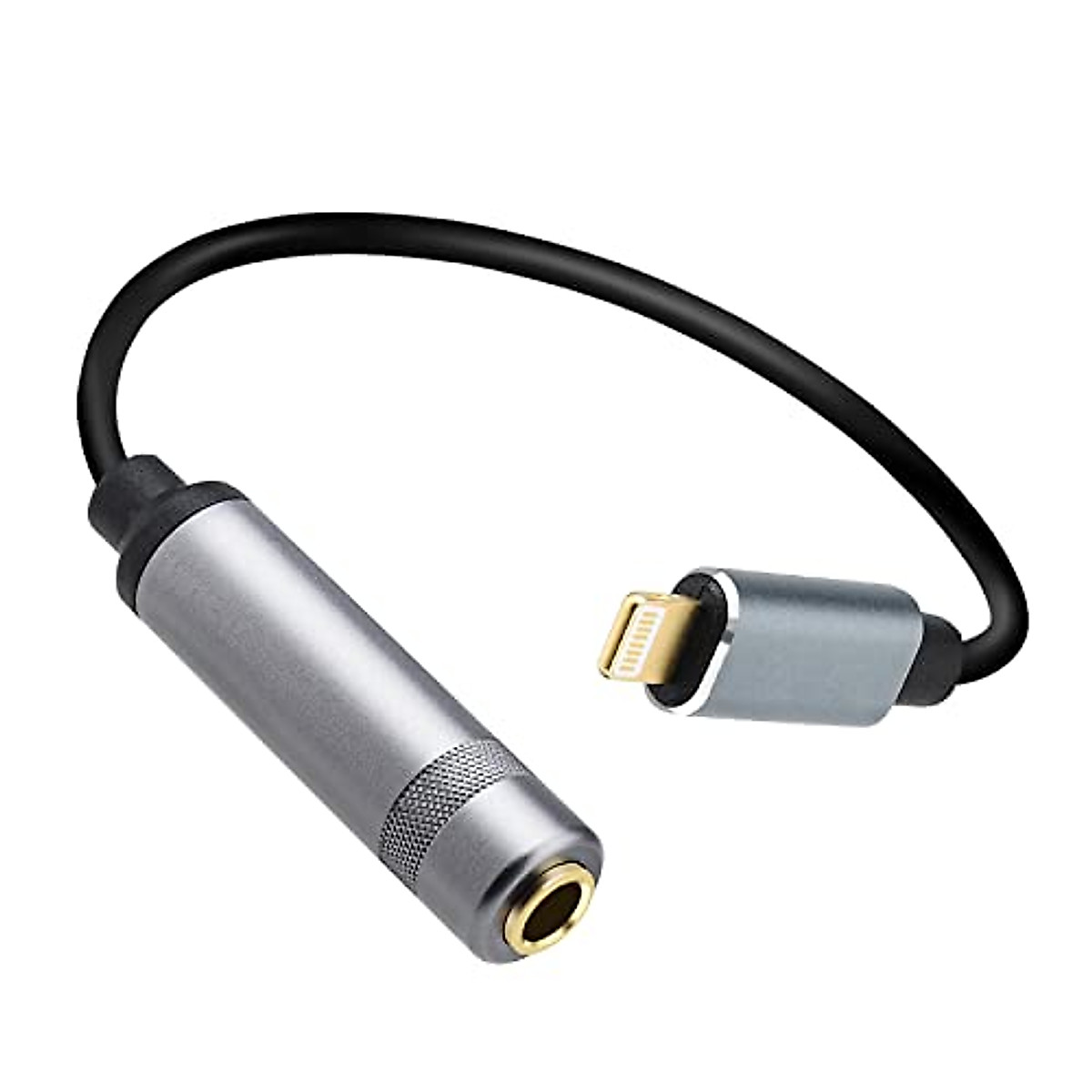 Lightning to 1/4 TRS Female Adapter, Lightning to 6.35mm Jack Converter Compatible for iPhone 13/13 Pro/12/12 Pro/X/XS/XR/8/7/iPad/iPod 30cm/12 inches