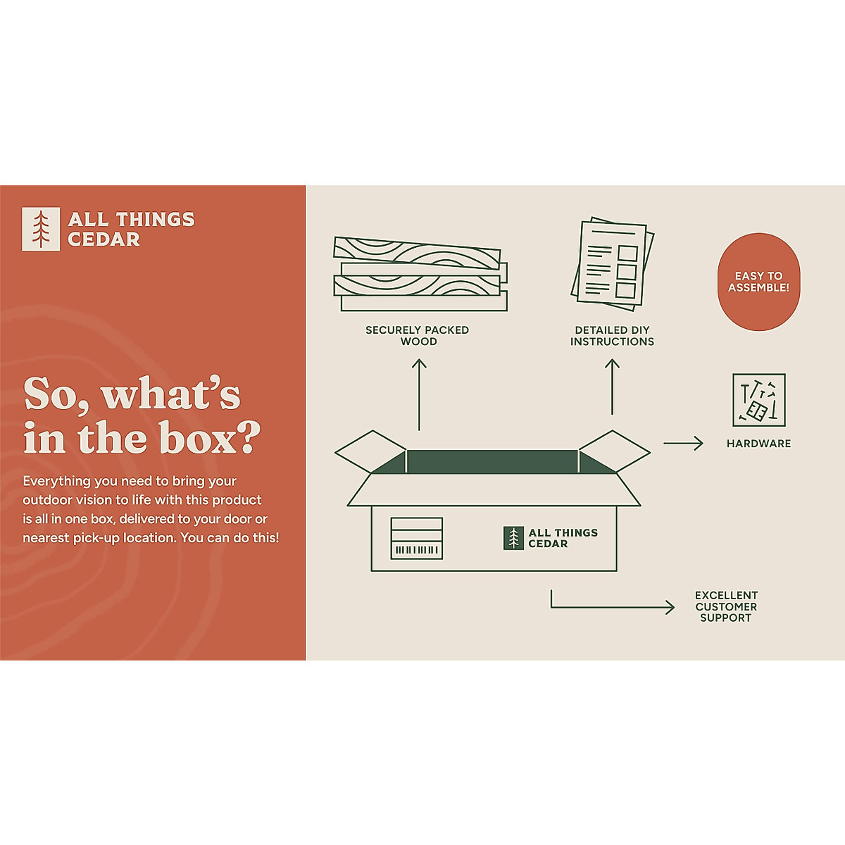 All Things Cedar BB45 Cedar Backless Bench | 4ft Wood Bench Indoor & Outdoor | Handcrafted with Western Red Cedar | Perfect for Patio, Garden, Picnic & Poolside | 45x14x17