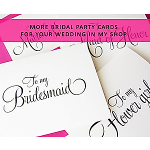 Will You Be My Junior Bridesmaid Card, Proposal Card, 1 greeting card with envelope