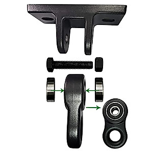 ABUSA Heavy Duty Black Swing Hangers Screws Bolts Included Over 5000 lb Capacity Playground Porch Yoga Seat Trapeze Wooden Sets Indoor Outdoor 2 Pack