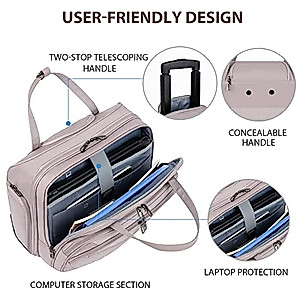 VANKEAN Laptop Backpack and Rolling Laptop Bag for Women