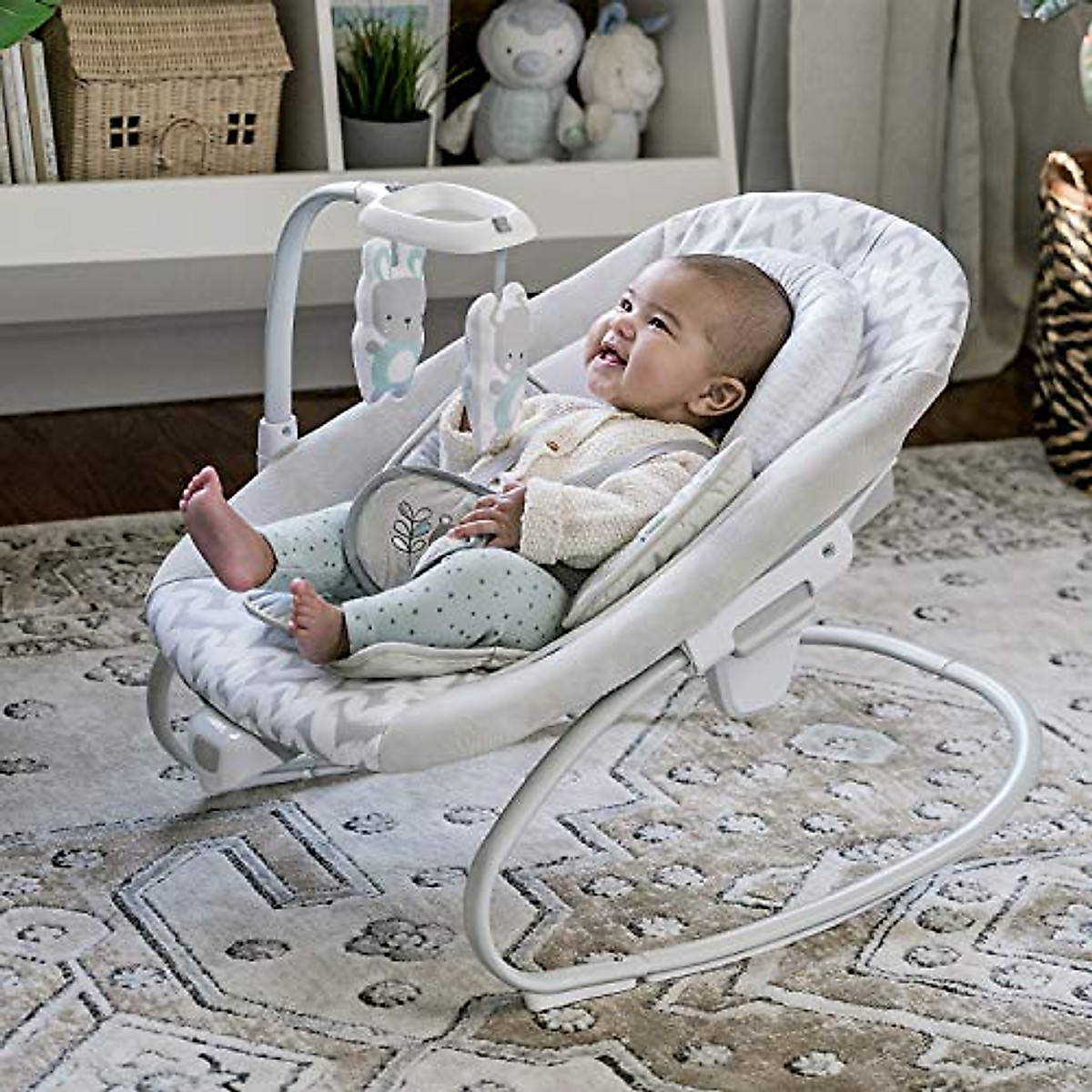 Ingenuity All Comfy Head & Body Support Cushion for Car Seats, Strollers, & Bouncers - Mist