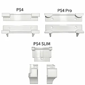 MODJUEGO Enhancement Wall Mount for PS4 PlayStation 4 Controller Game Pad Dock Gamepad Stand with Expansion/Self-Tapping Sc (White) (Original, White)