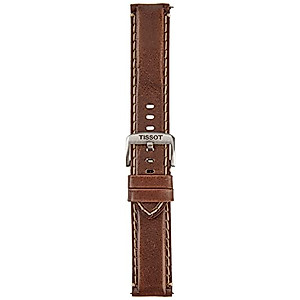 Tissot T852044980 22mm Lug Brown Leather Strap