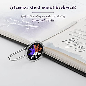 Flag of The Philippines Elegant Bookmarks Metal Book Markers for Women and Men Booklovers