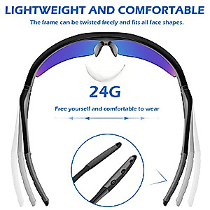 OXG 12 Pack Tinted Safety Glasses Protective Eyewear, Impact & Scratch Resistant ANSI Z87.1 Safety Goggles Eye Protection for Lab Shooting Construction UV-Block