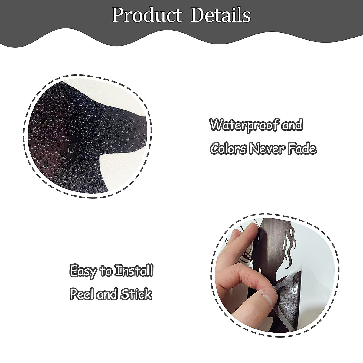 WOYINIS Black Fairy Girls Room Wall Decal DIY Cute Fairy with Large Wings Silhouette Wall Stickers Murals Decor Peel & Stick Baby Nursery Room Kids Bedroom Playroom Wall Decoration