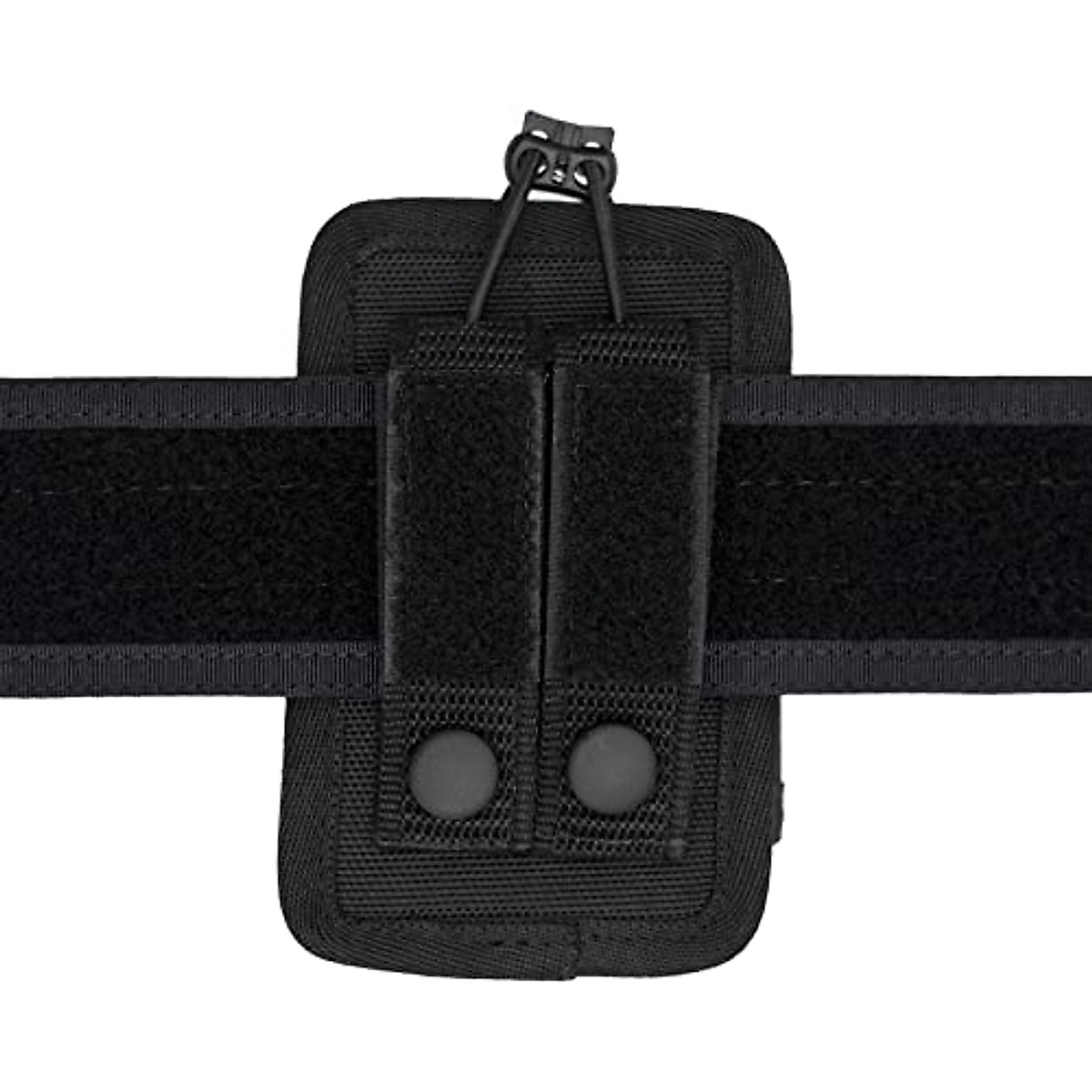 Dotacty Universal Radio Pouch MOLLE Tactical Radio Holder for Duty Belt Two Ways Radio Holster Walkie Talkies Case Carrier Nylon Carry Bag for Police LE Security Safety Firefighter Rescue Outdoor