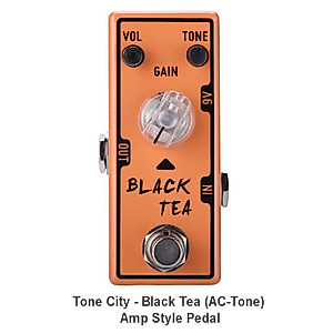 Tone City Black Tea Overdrive A Mighty Mini! Fast, Fast U.S. Ship Your Tone City Connection!