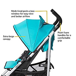 Safety 1st Step Lite Compact Stroller, Lightweight aluminum frame and a breeze to carry, at only 15 lbs, Fountain