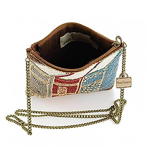 Mary Frances Beaded Books Mini Crossbody Handbag, Multi