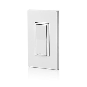 Leviton D215S-1BW Decora Smart Wi-Fi, No Hub Required (2nd Gen) 15A Light Switch