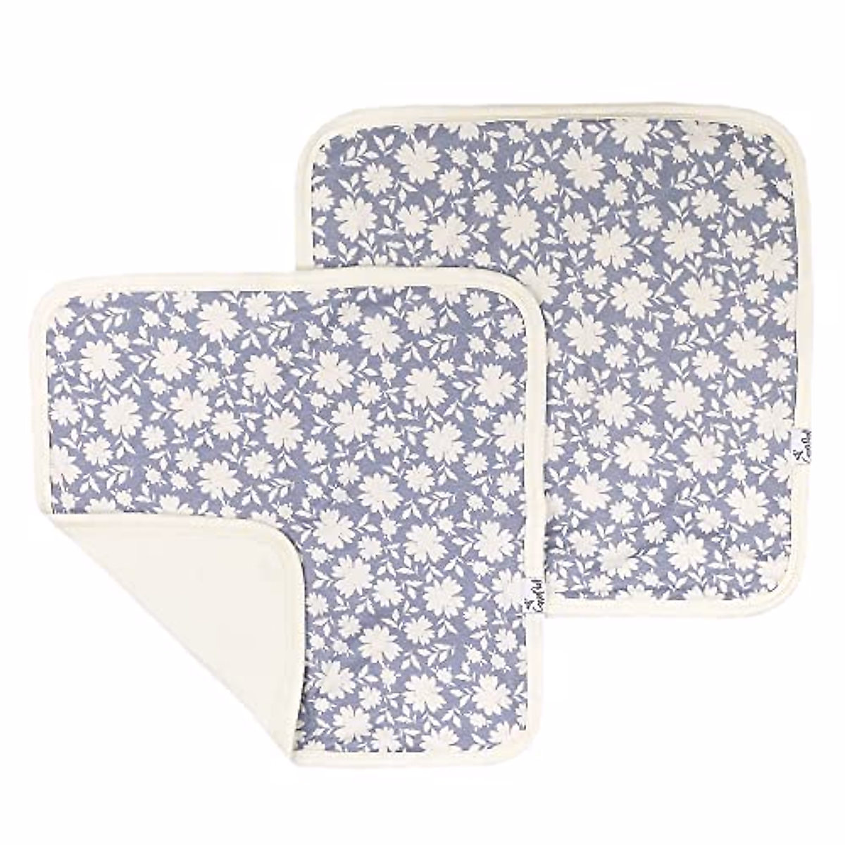 Copper Pearl 3-Layer Knit Security Blanket Set Sized 16" x 16" 2-Pack Lacie