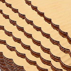 ZOENHOU 36 PCS 9 x 12 Inch Rectangle Cake Board, 1/10 Inch Gold Cake Cardboard, Greaseproof Cake Base Boards, Rectangular Cake Sheet for Cake Decorating, 1 Roll Ribbon