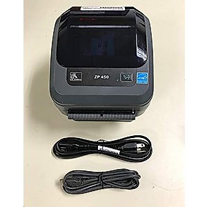 Zebra ZP 450 Label Thermal Bar Code Printer ZP450-0501-0000A (Renewed)