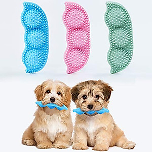 Hurray 3 Pack Puppy Chew Toys for Teething Puppies, Puppy Teething Toys, 360° Clean Pet Teeth & Soothe Pain of Teeth Growing, Puppy Toys Small Dogs & Medium Dog Suitable - Up to 18 lbs