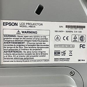 Epson PowerLite 575Wi 3LCD Projector UST 2700 ANSI Professional WXGA HDMI Mount, Bundle: Remote Control, Power Cable, HDMI Cable, Wall Mount