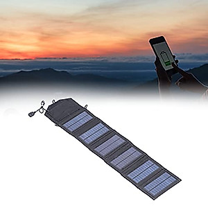 10.5W 5-6V Foldable Solar Charging Panel Crystalline Silicon Portable Charger USB Interface Solar Generator for Mobile Digital Devices
