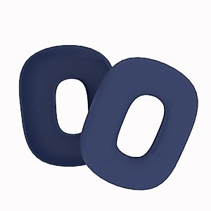 Replacement Soft Silicone Earpads Internal Ear Pads Cushions Protectors Covers Accessories Compatible with Apple AirPods Max Headphones (Dark Blue)