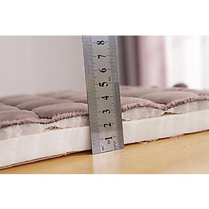 Happiness Decoration Round Seat Cushions for Stools with Ties 12-Inch Breathable Bar Stool Cushions Cover Tatami Cushion Pillow Kitchen, Home, Office Chair Pads (12 Inches, Yellow)