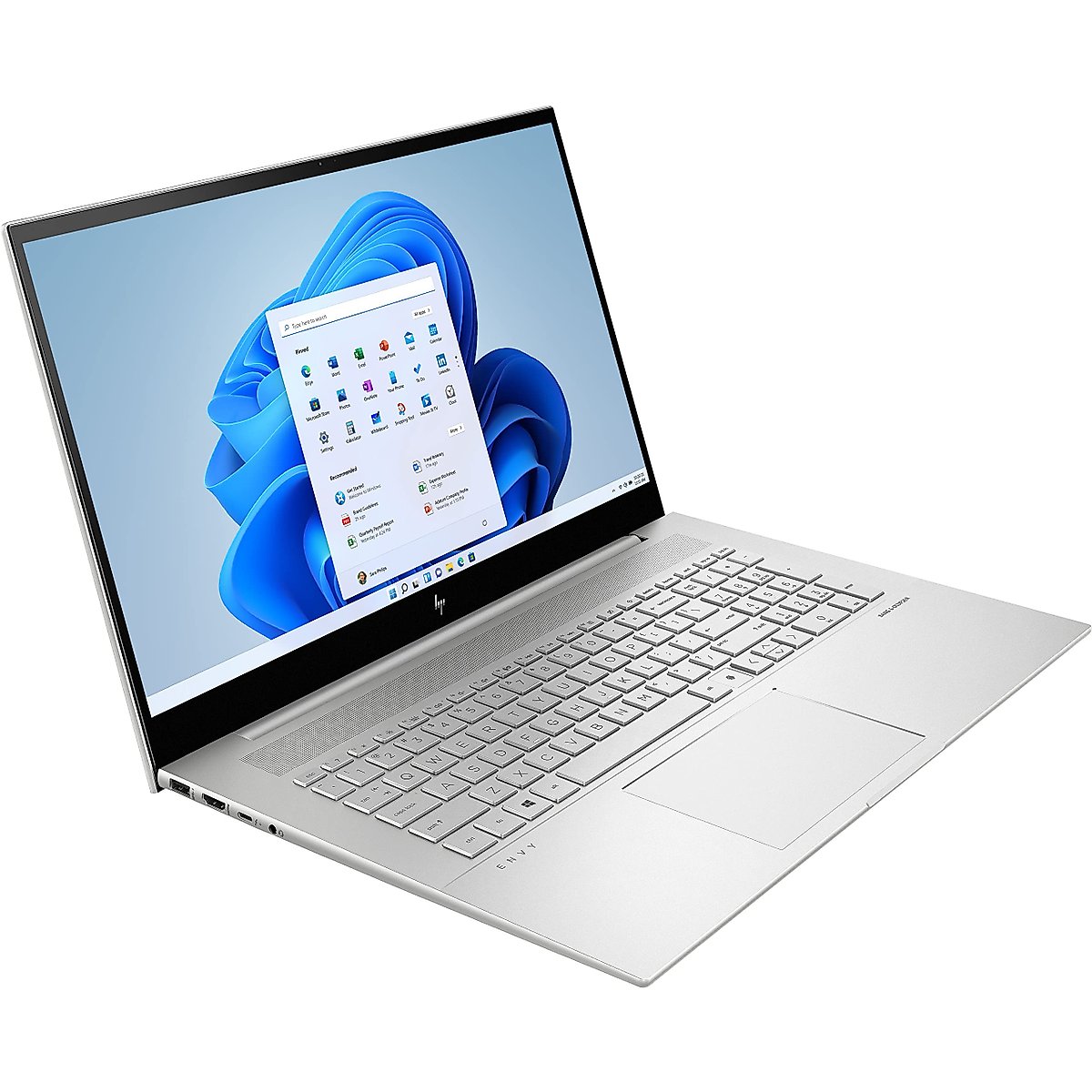 2022 HP Envy Laptop 17.3" FHD IPS Touchscreen 11th Intel i7-1165G7 Nvidia Geforce MX450 Graphics 32GB DDR4 2TB SSD WiFi 6 Fullsize Backlit Keyboard w/ Numpad and FP Reader Win 11 Pro w/32GB USB
