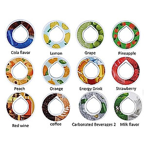 hixswnu Air Up Water Bottle Flavour Pods Pack, 8 PCS Air Water Bottle Flavour Pods Pack, Air Up Flavour Pods Pack 0 Sugar 0 Calorie, Air Up Flavored Fruit Taste Pods (8 Flavors, No Bottle)