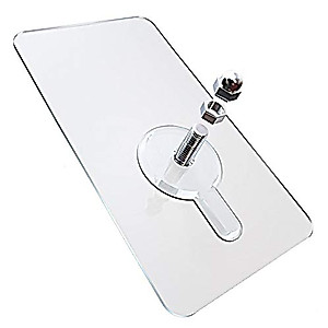 [8Pcs/Set]Nail Free Wall Hook Screw Adhesive Non-Trace No Drilling for Bathroom Shower Kitchen Installation Hanging, Waterproof Transparent Screws Hook (Nail Size 10mm)