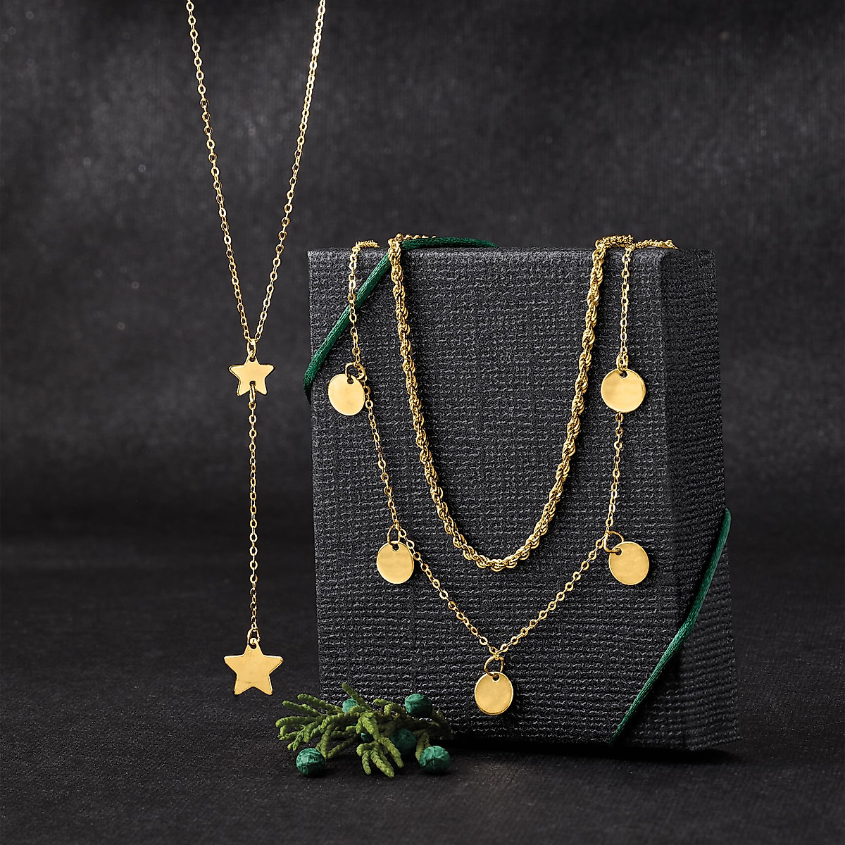 RS Pure by Ross-Simons Italian 14kt Yellow Gold Star Y-Necklace. 18 inches