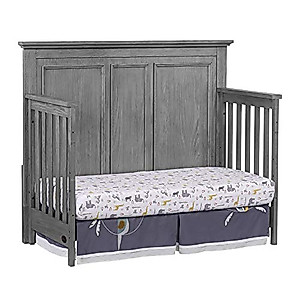Oxford Baby Kenilworth 4-in-1 Convertible Crib, Graphite Gray, GreenGuard Gold Certified