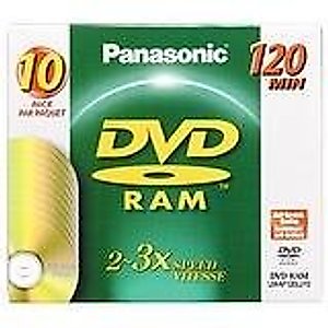LM-AF120LU10 Panasonic 3x DVD-RAM Single-Sided Media LM-AF120LU10