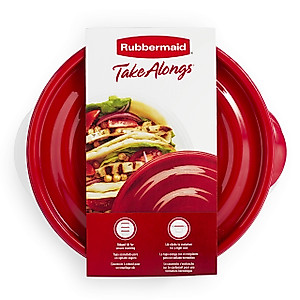 Rubbermaid TakeAlongs Food Storage Container, 5 Cup, 3 Count